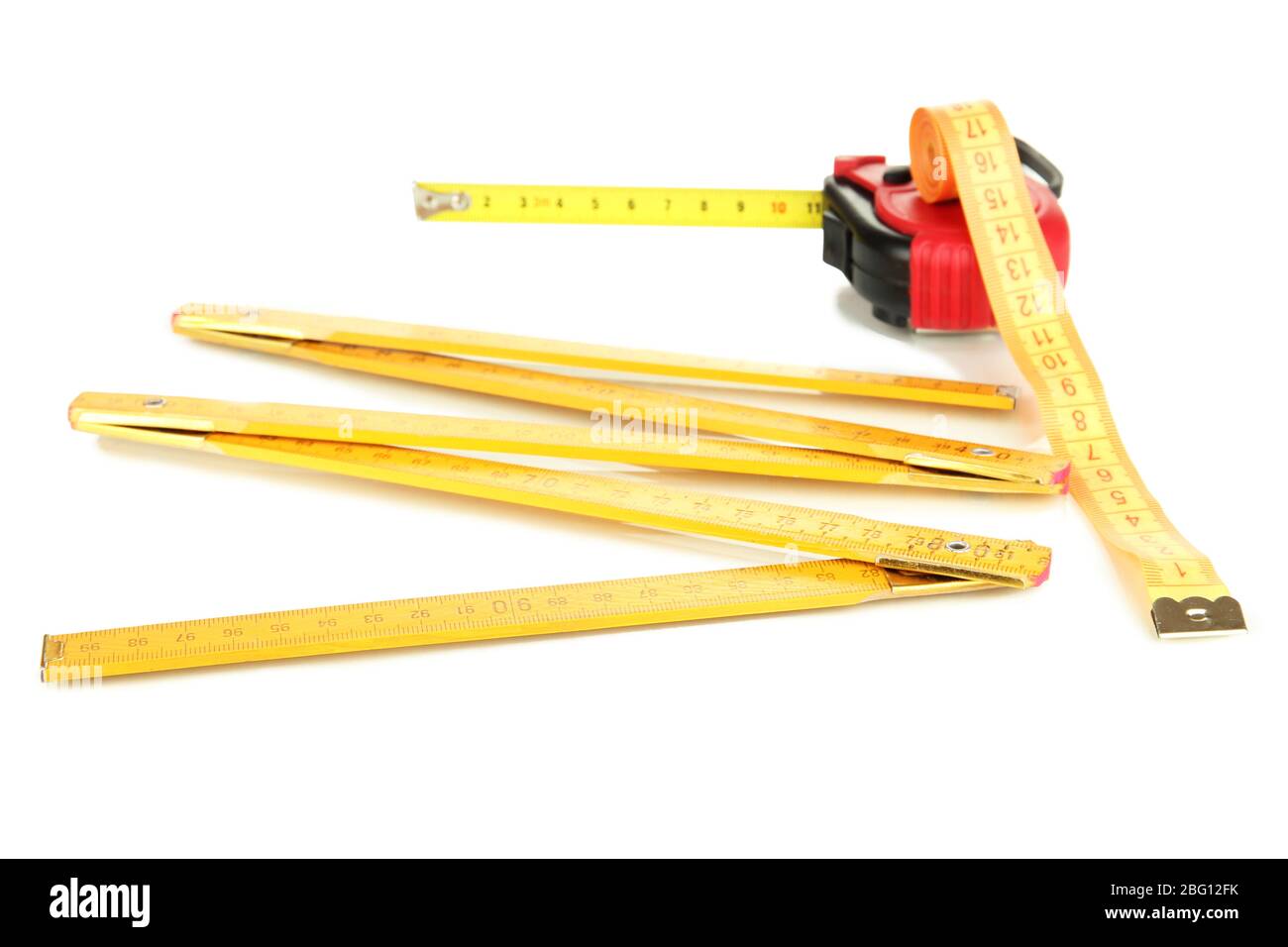 Tape measures rulers hi-res stock photography and images - Alamy
