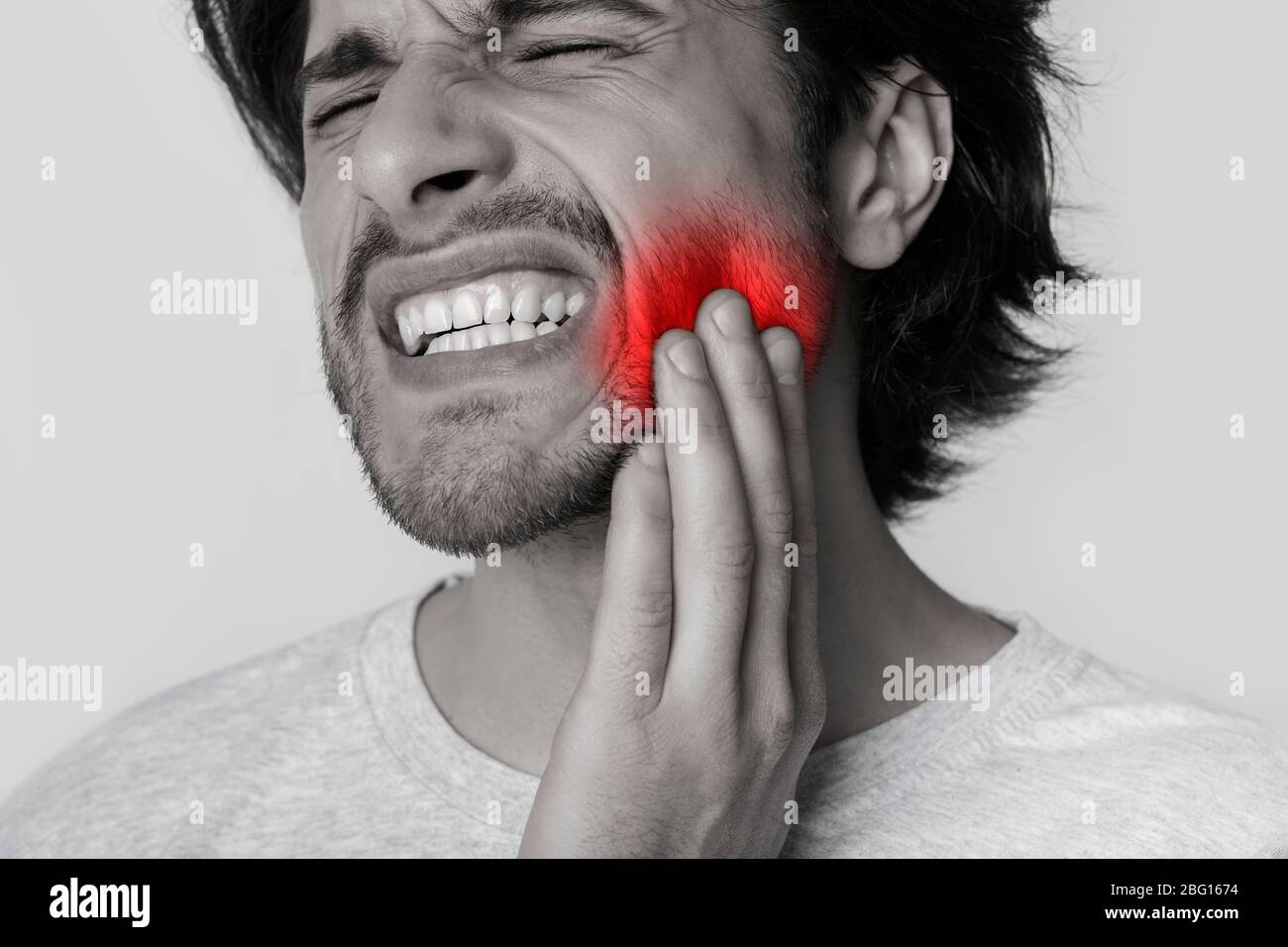 Hand in the cheek hi-res stock photography and images - Alamy