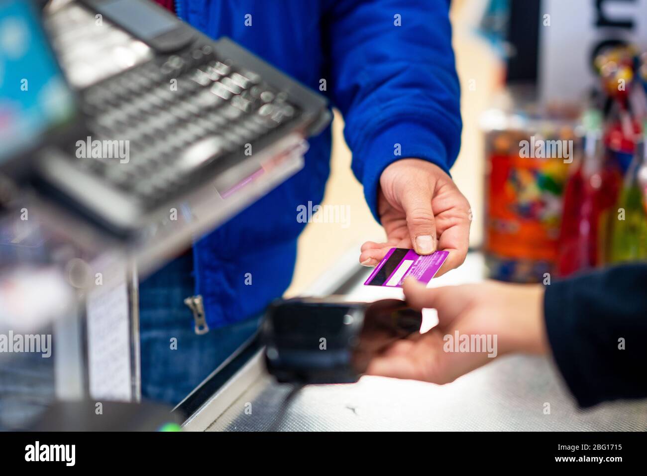 Supermarket pos hi-res stock photography and images - Alamy