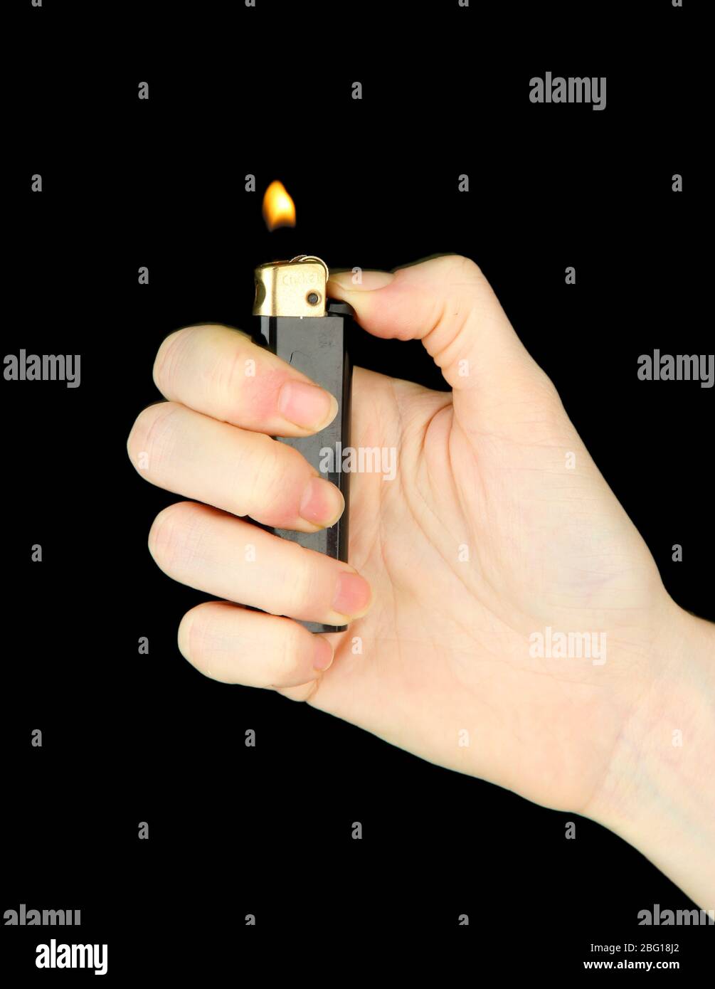 Burning lighter hi-res stock photography and images - Alamy