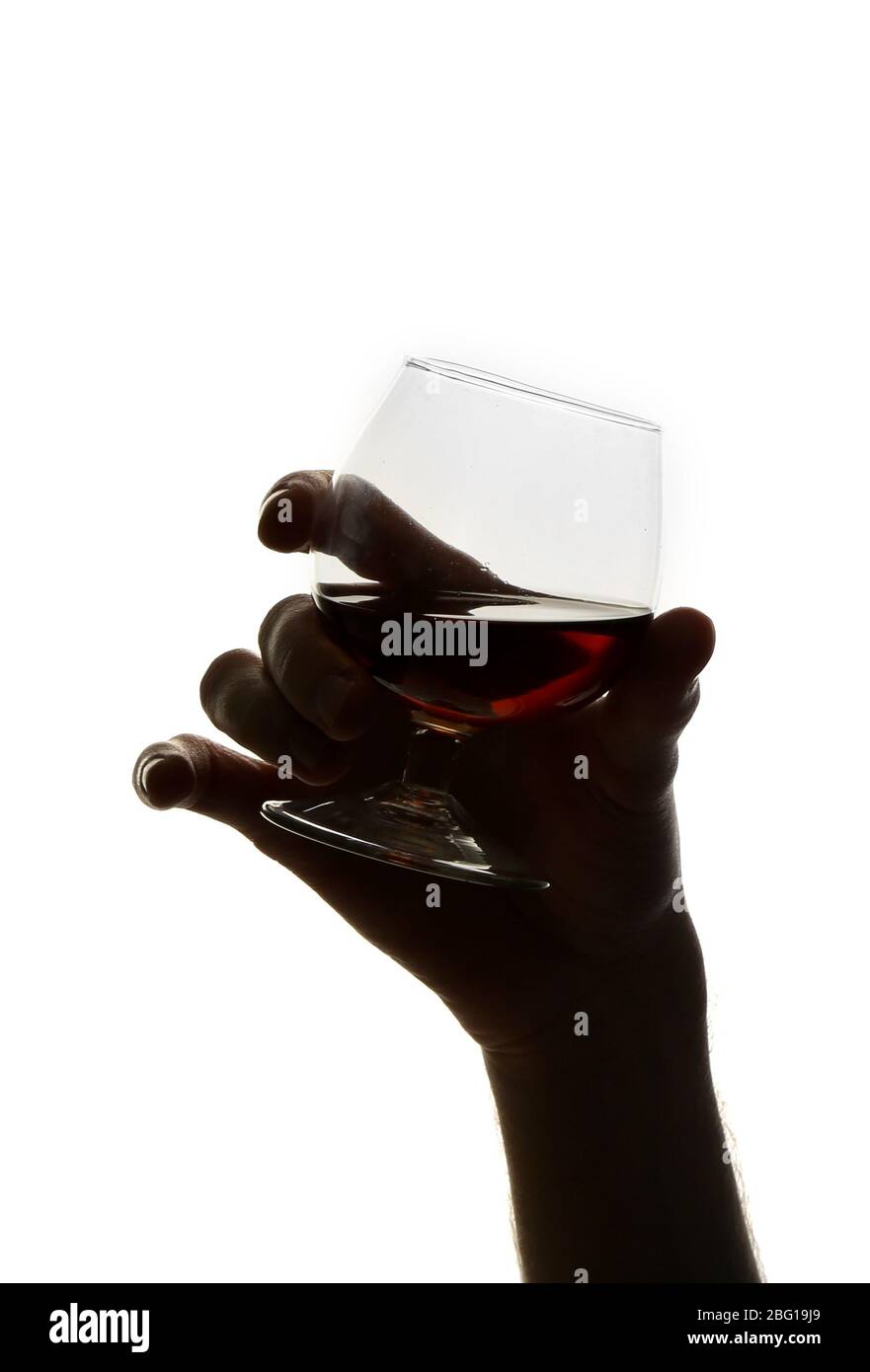 Man depressed alcohol Cut Out Stock Images & Pictures - Alamy