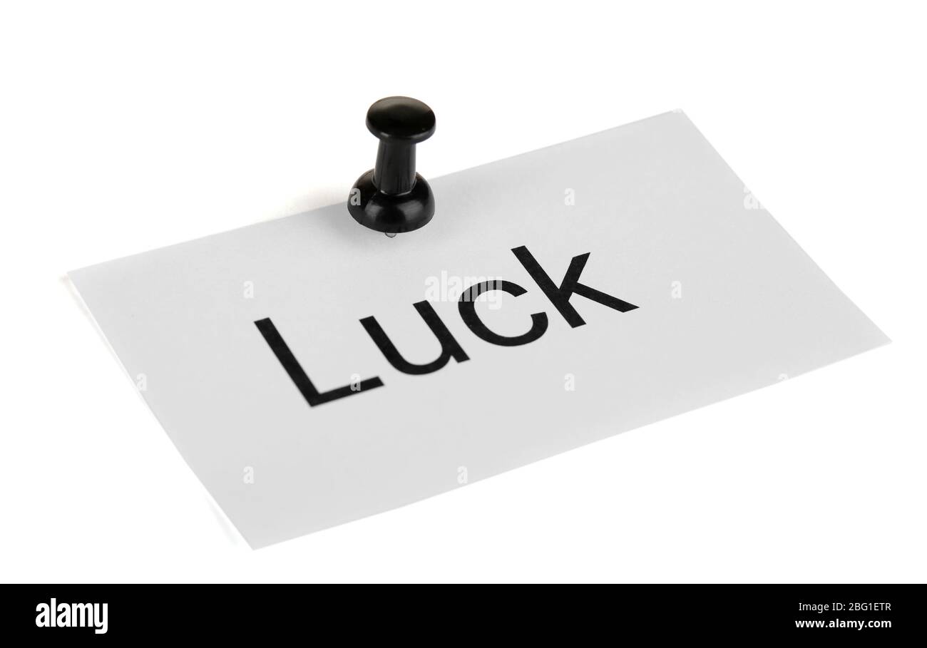 Push luck hi-res stock photography and images - Alamy