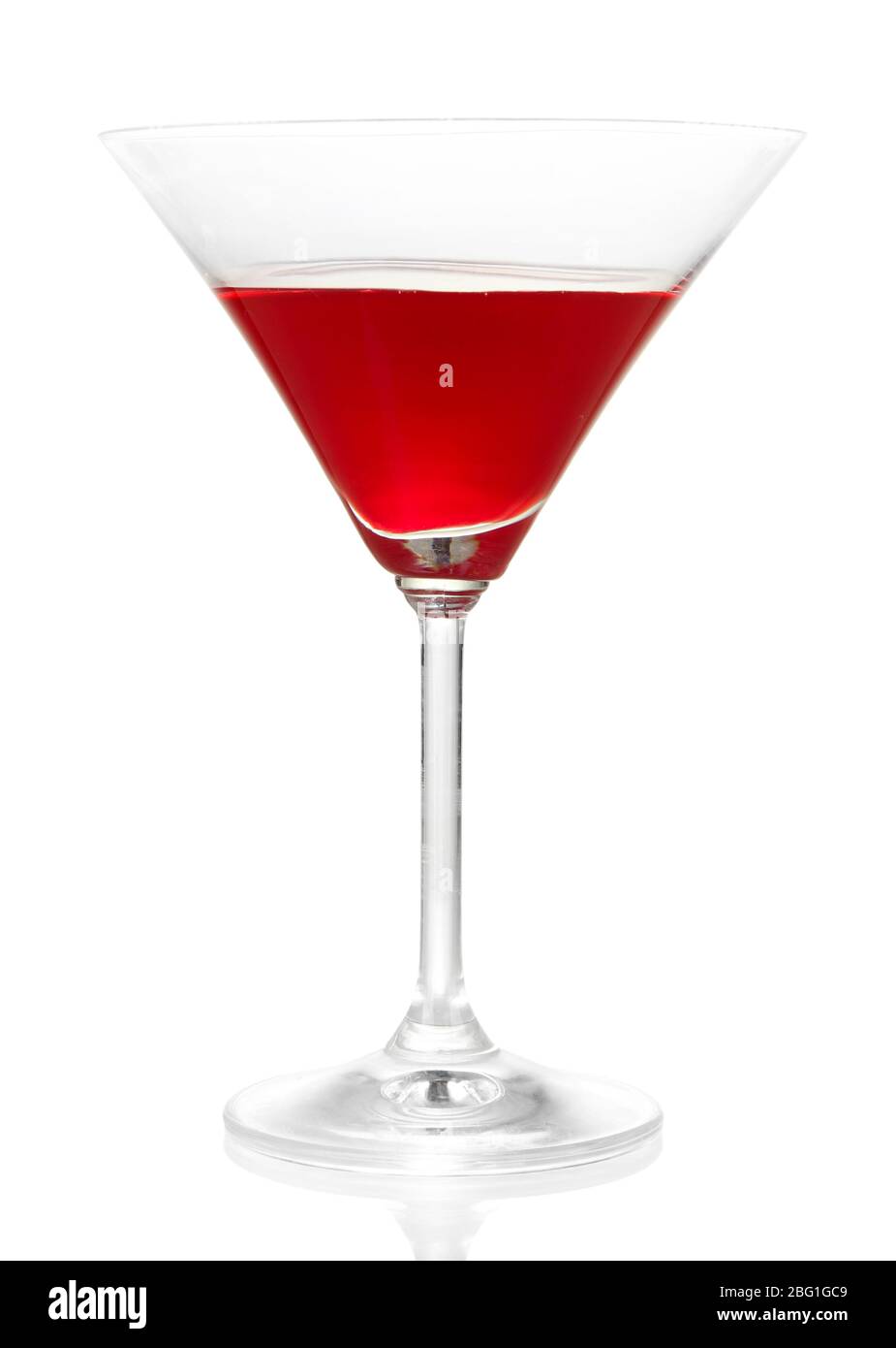 Tasty color liquor, isolated on white Stock Photo - Alamy