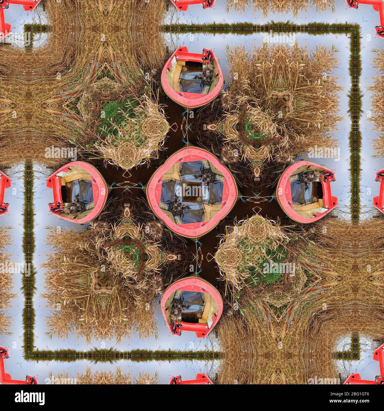 Abstract digital edited color photography, designed for use as a ...