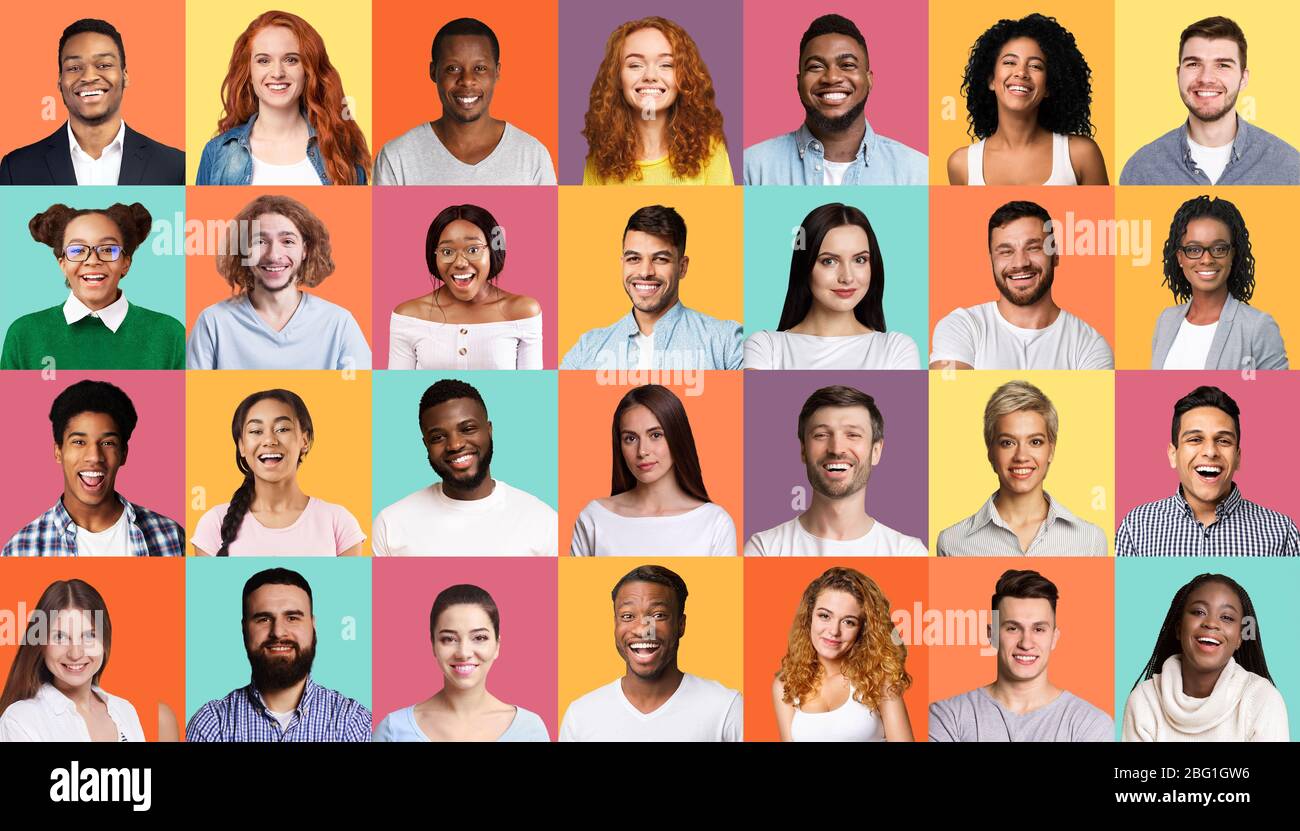 Multiracial faces hi-res stock photography and images - Alamy