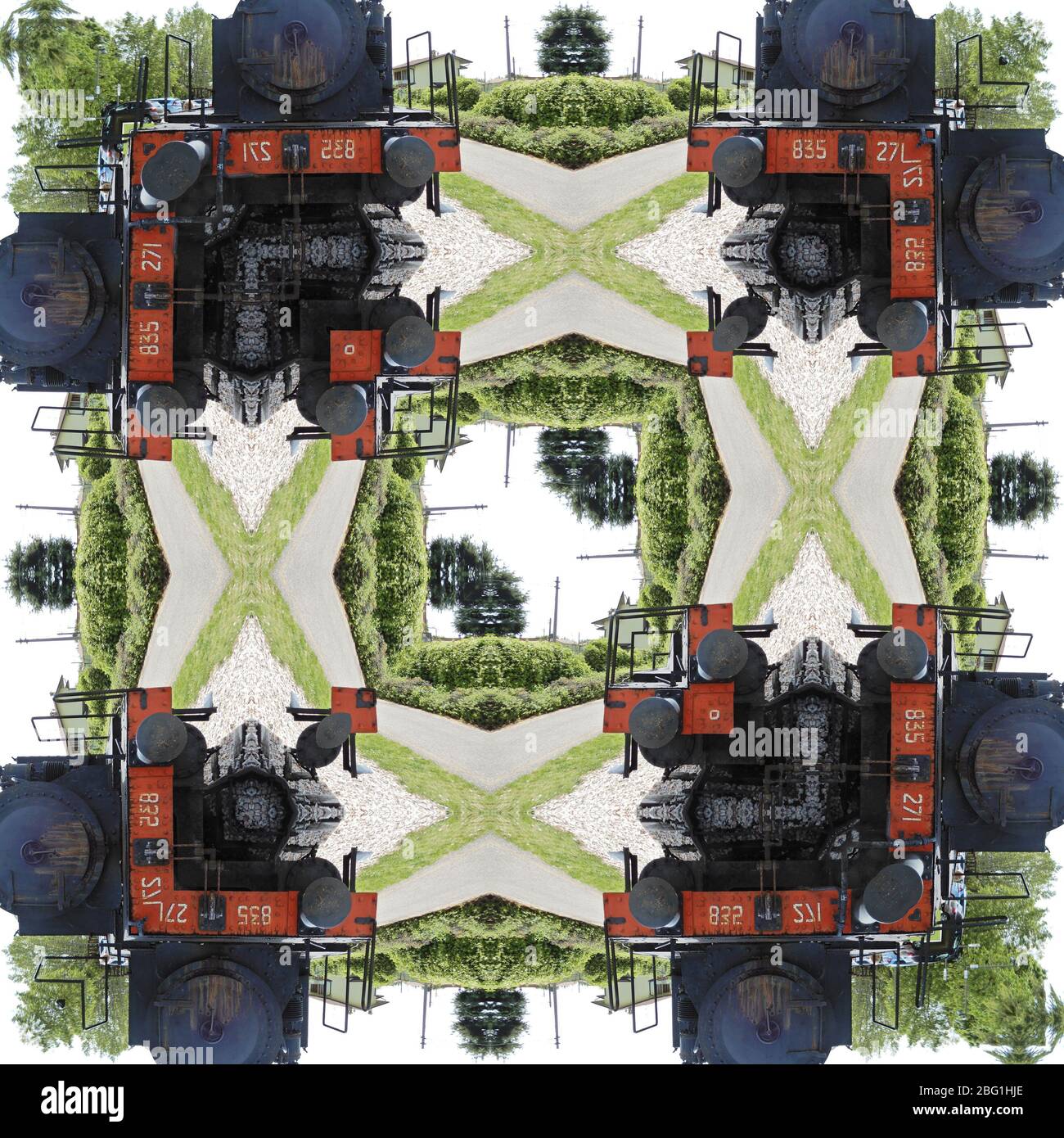 Abstract digital edited color photography, designed for use as a ...