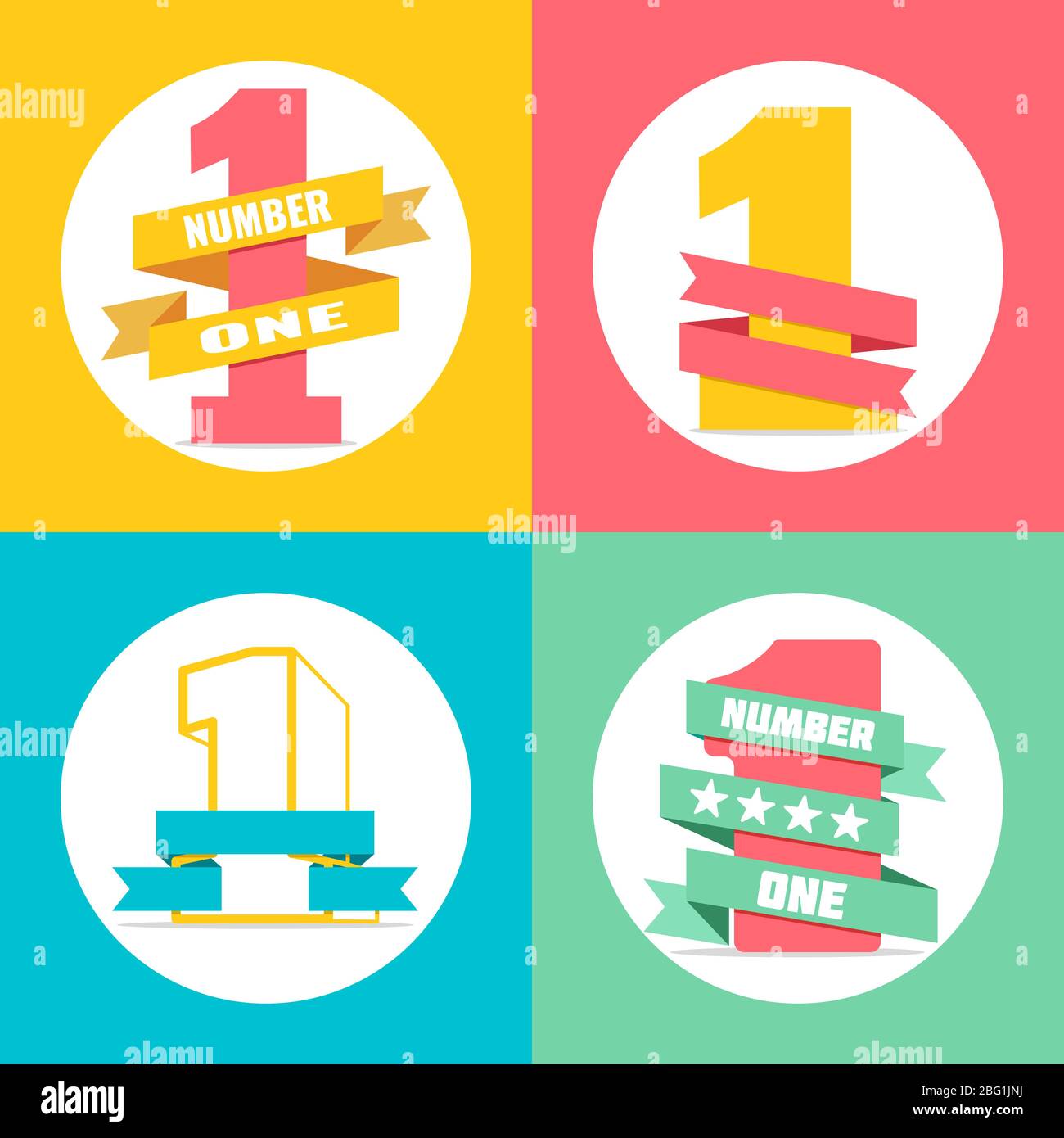 One Colored Vector Vectors High Resolution Stock Photography and Images ...