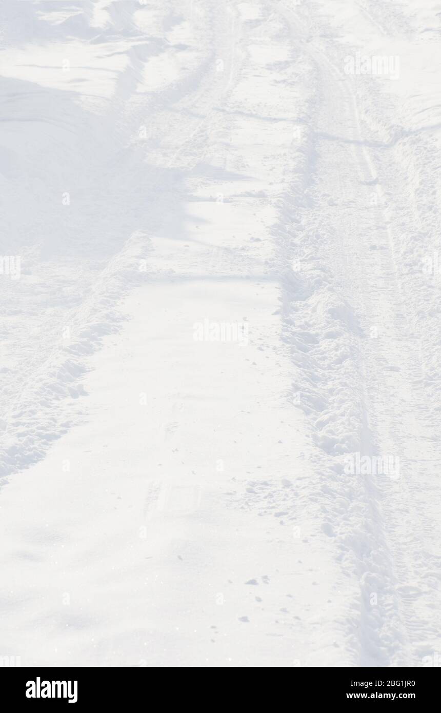 High angle view snow background. Tillable snow texture. Background of ...