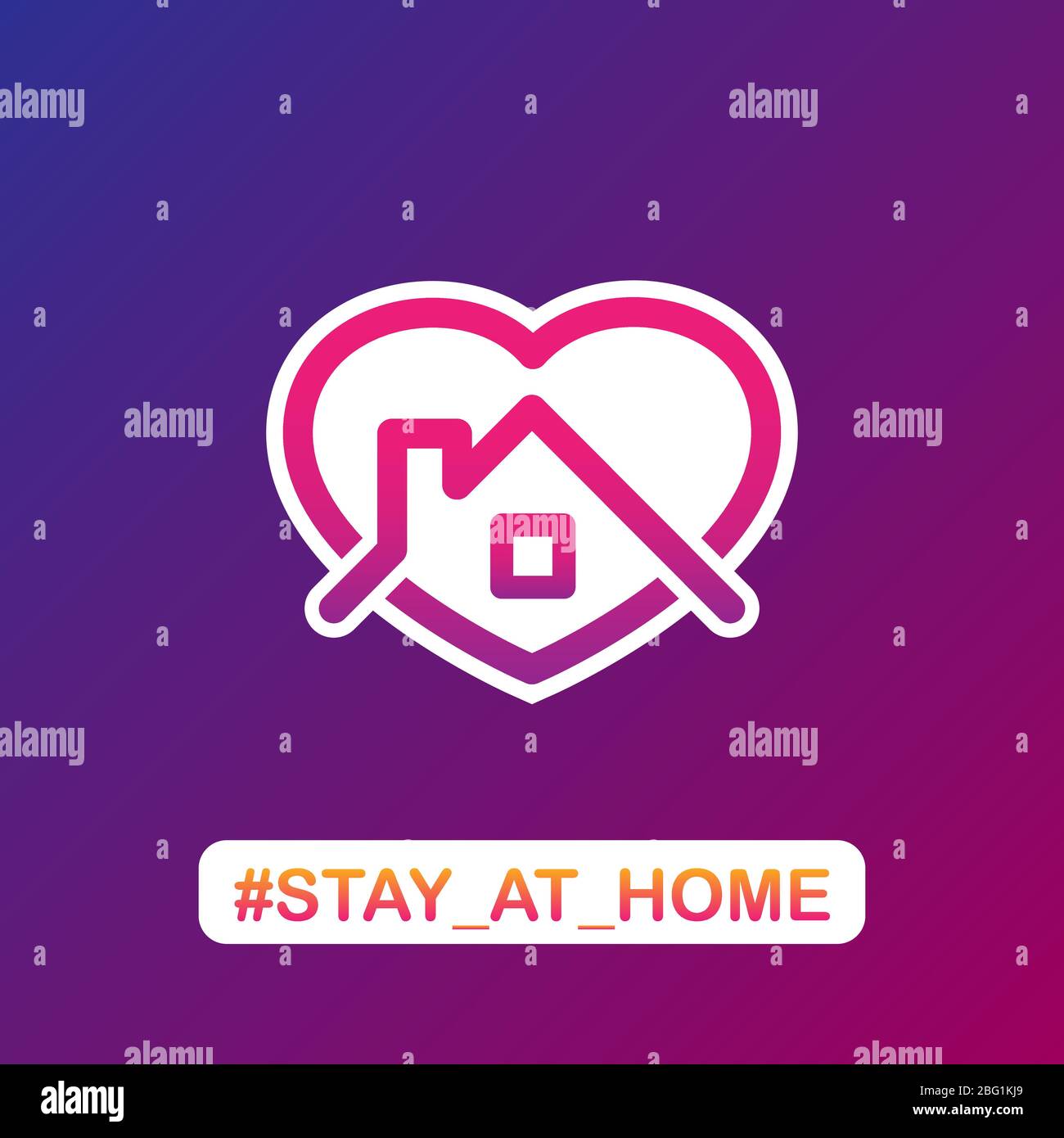 Social media stay at home background Stock Vector Image & Art - Alamy