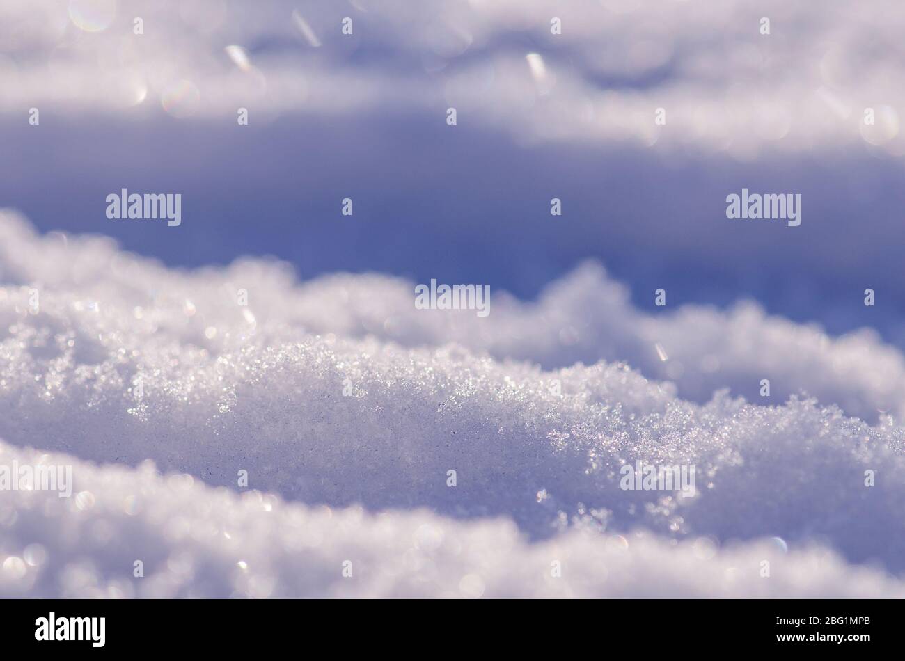 Natural winter background. Snow texture in blue tone Stock Photo - Alamy