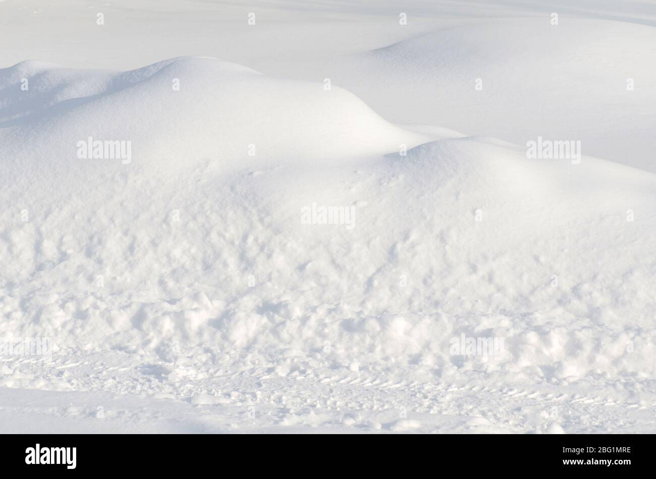 Snow texture in blue tone. Snowy nature winter background Stock Photo ...