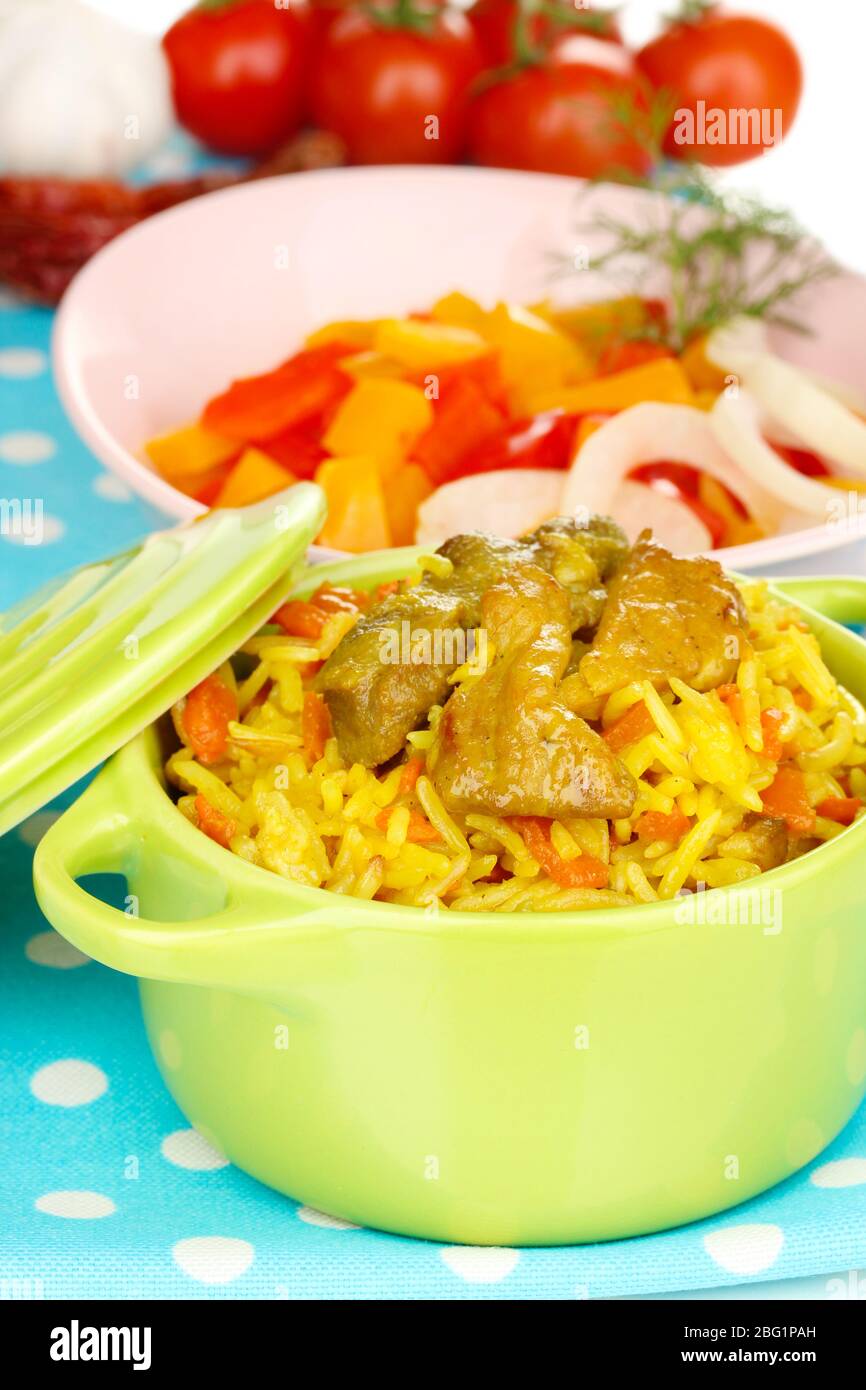 Appetizing traditional uzbek pilaf hi-res stock photography and images ...