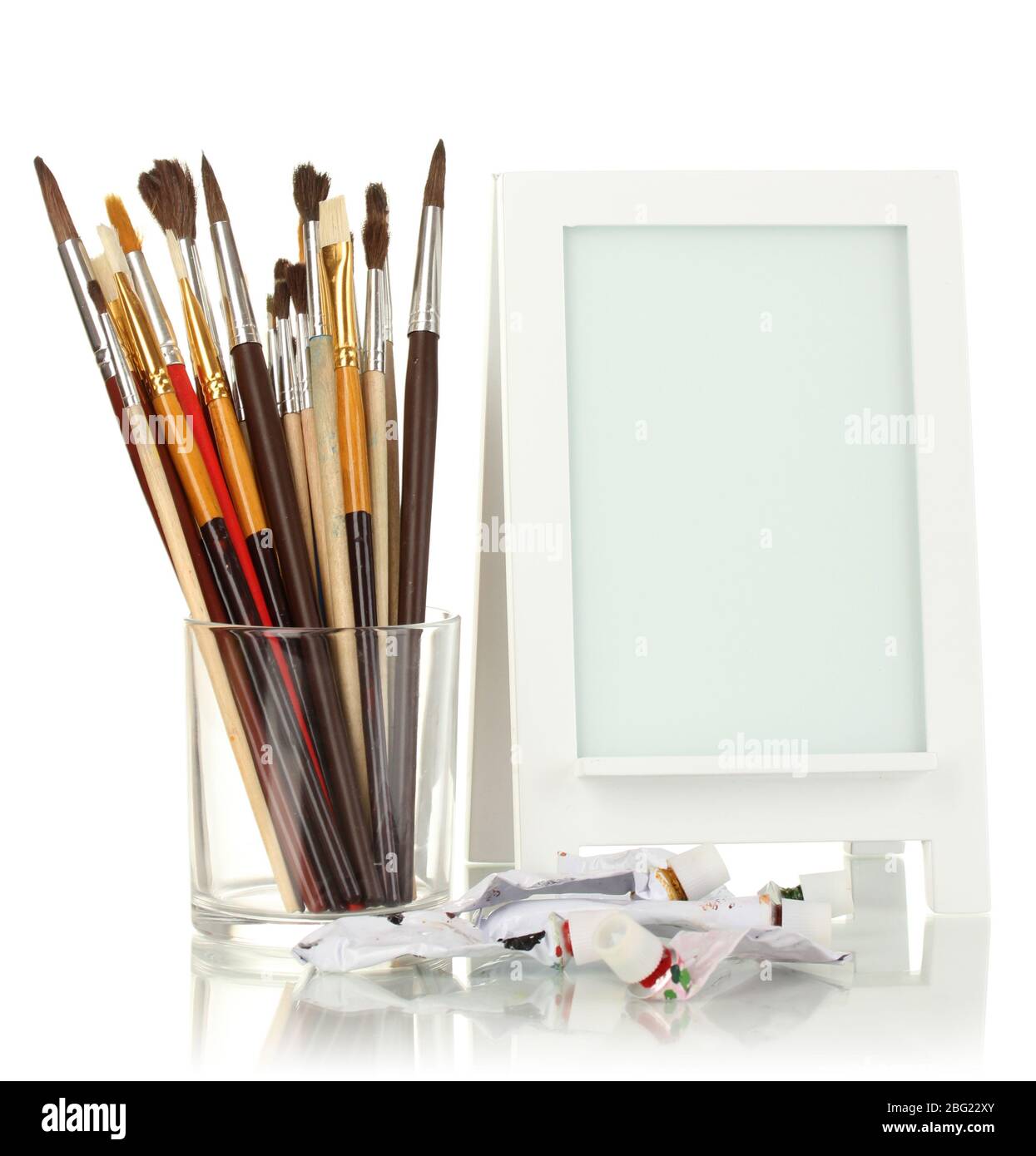 An artists work table Cut Out Stock Images & Pictures - Alamy