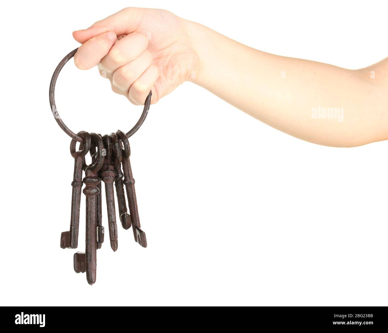 Ring holding vintage keys hi-res stock photography and images - Alamy