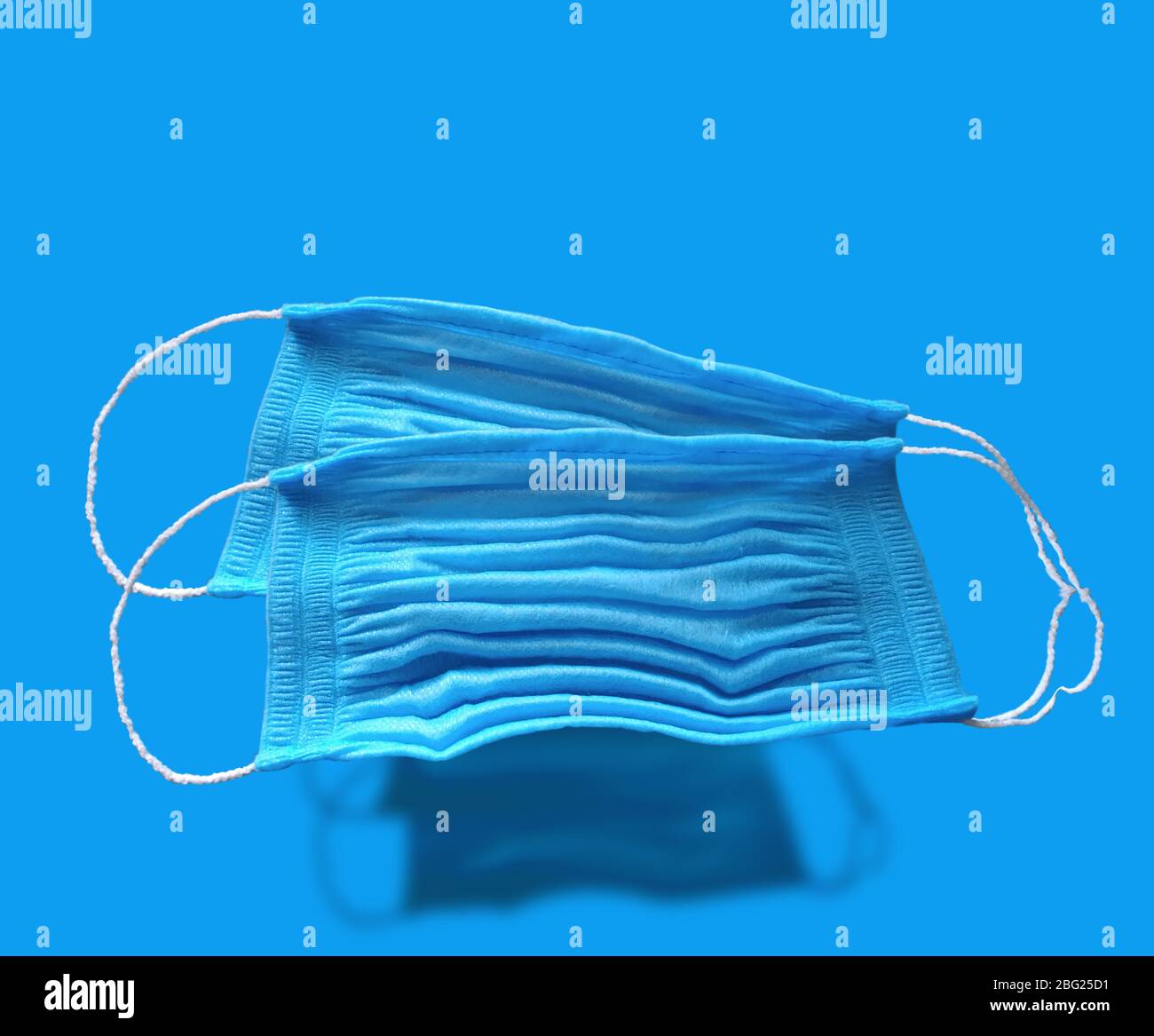 blue medical masks. For wallpaper. Coronavirus and health concept Stock ...