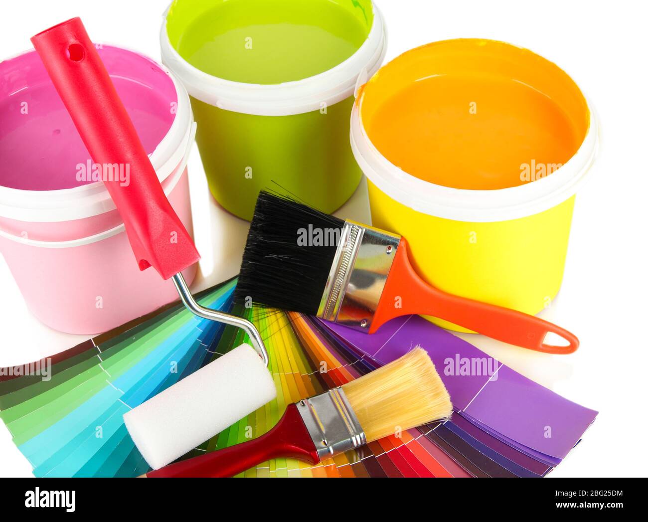 Coloured pots of paint hi-res stock photography and images - Alamy