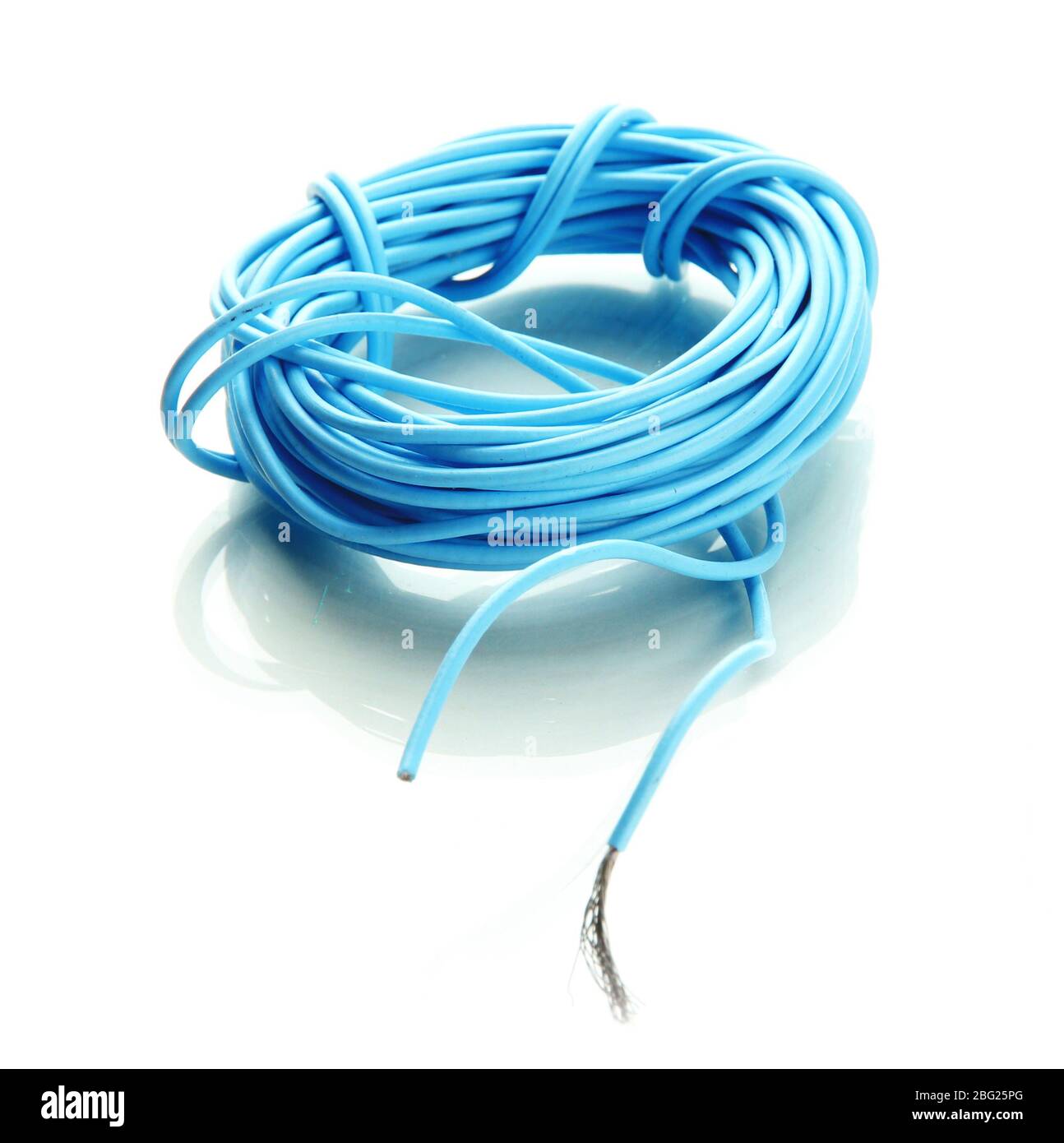 Cable, isolated on white Stock Photo - Alamy