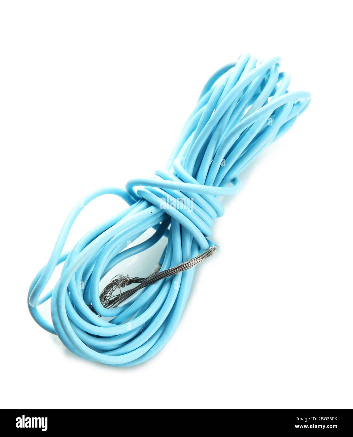 Cable, isolated on white Stock Photo - Alamy
