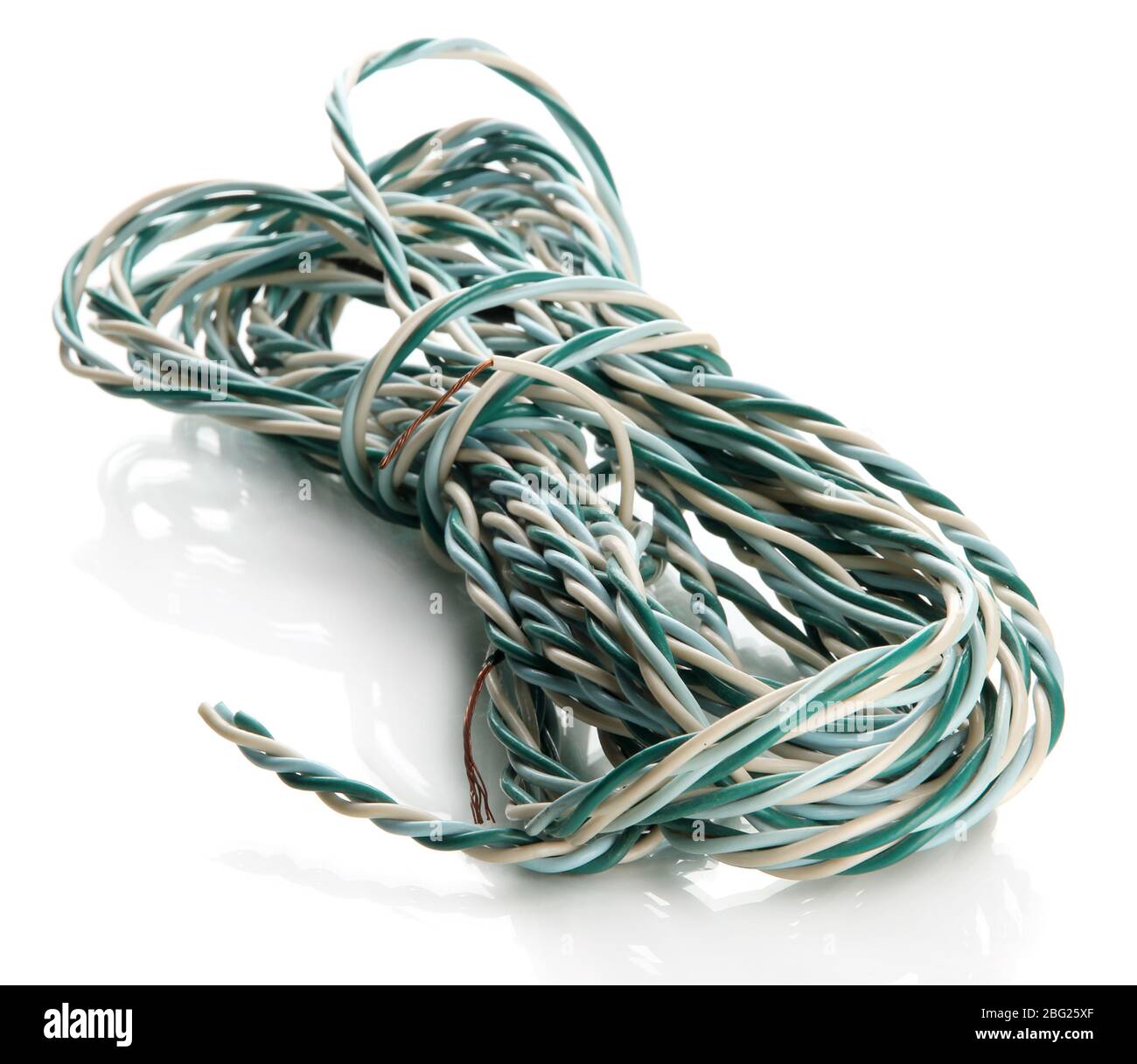 Cable, isolated on white Stock Photo - Alamy