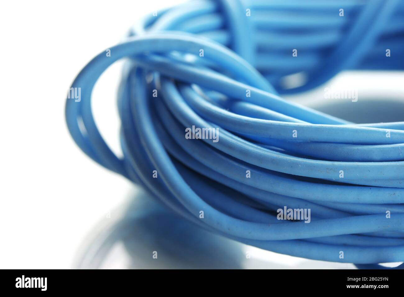 Cable, isolated on white Stock Photo - Alamy