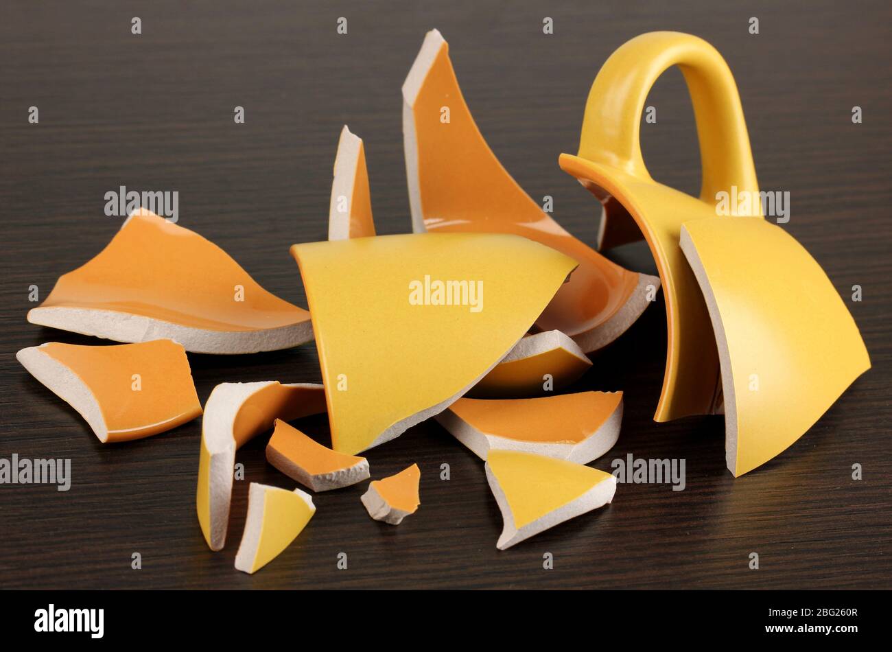 Broken cup floor hi-res stock photography and images - Alamy