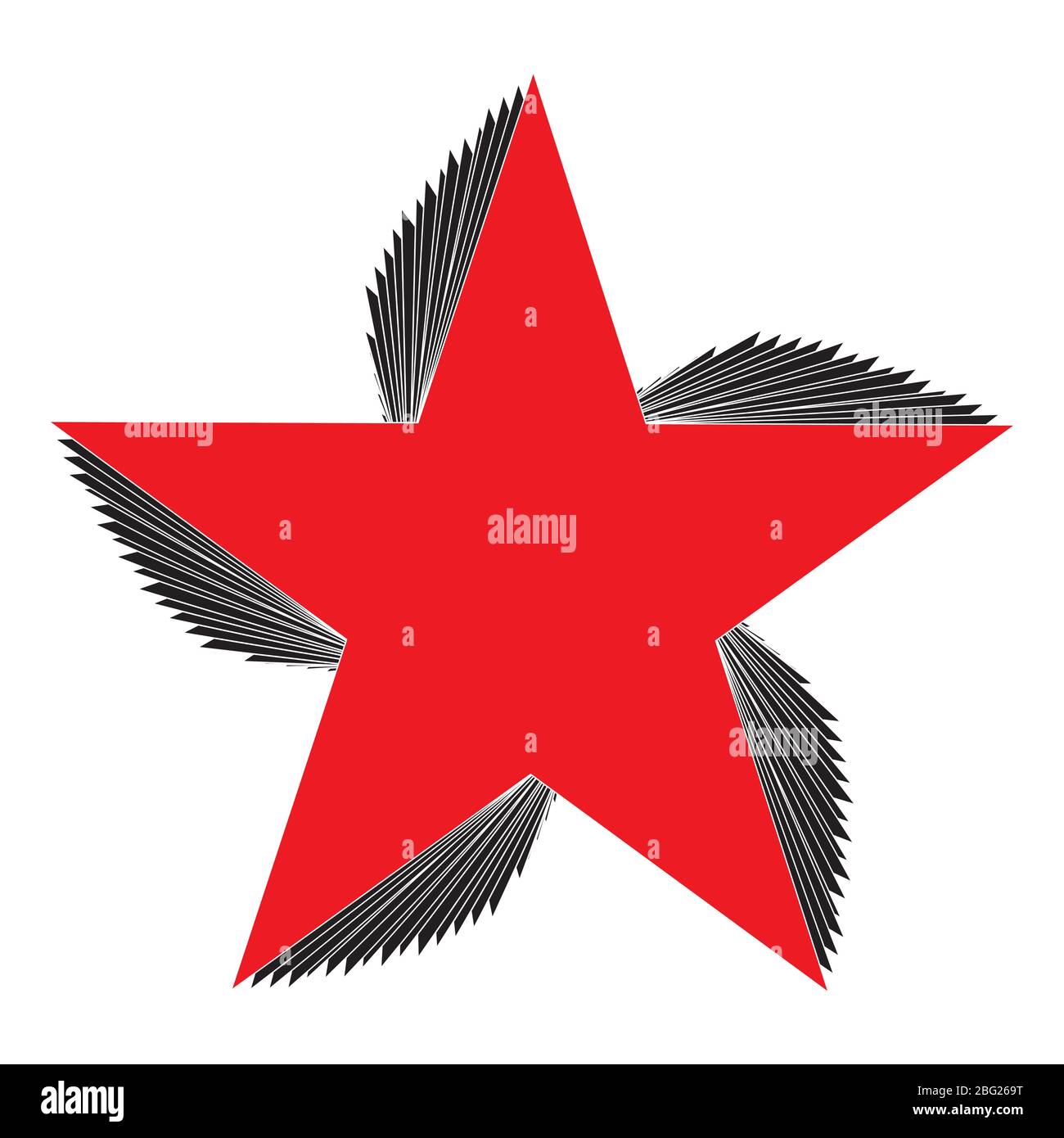 Five pointed pattern Cut Out Stock Images & Pictures - Alamy