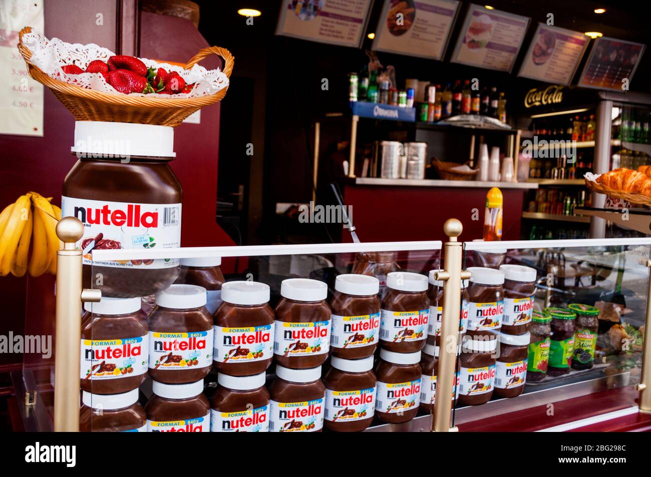 Nutella in Montmartre, Paris, France Stock Photo - Alamy
