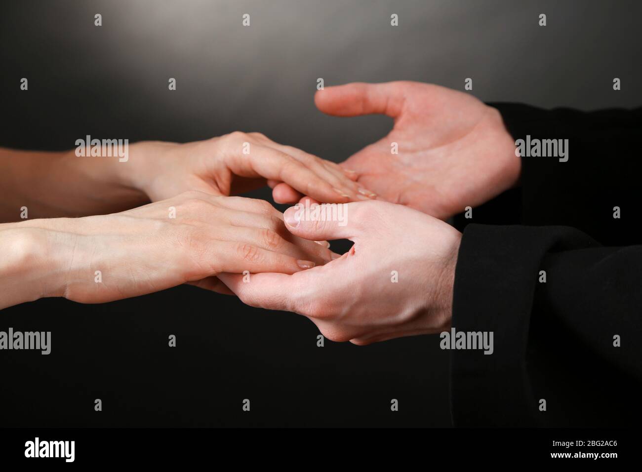 Sin holding up hi-res stock photography and images - Alamy