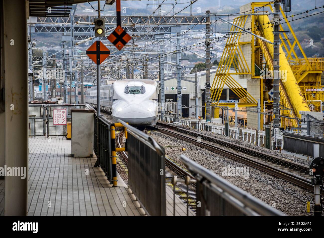 Iconic shinkansen high speed train in Tokyo in Japan Stock Photo - Alamy