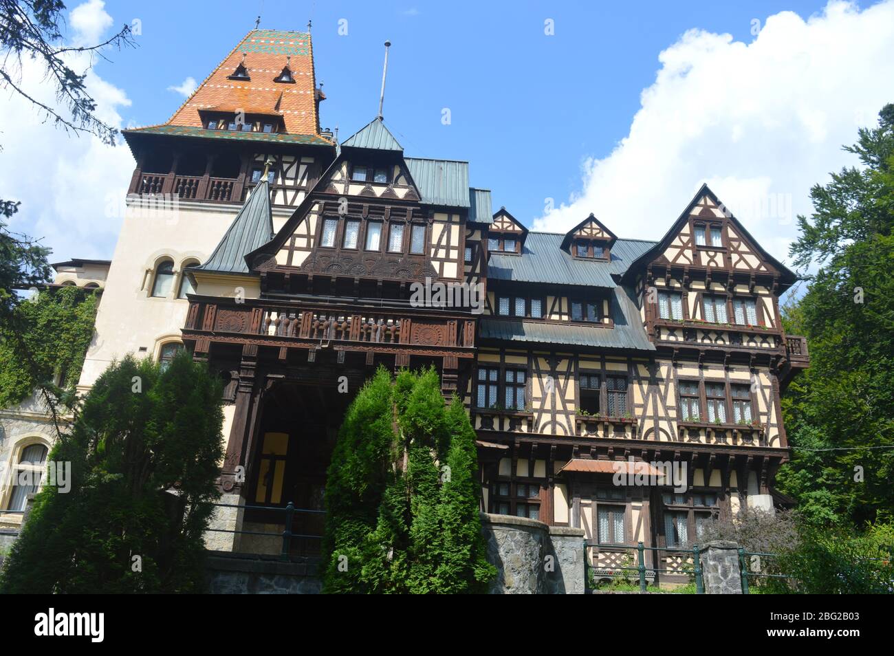 Pelisor Castle, Sinaia Stock Photo - Alamy