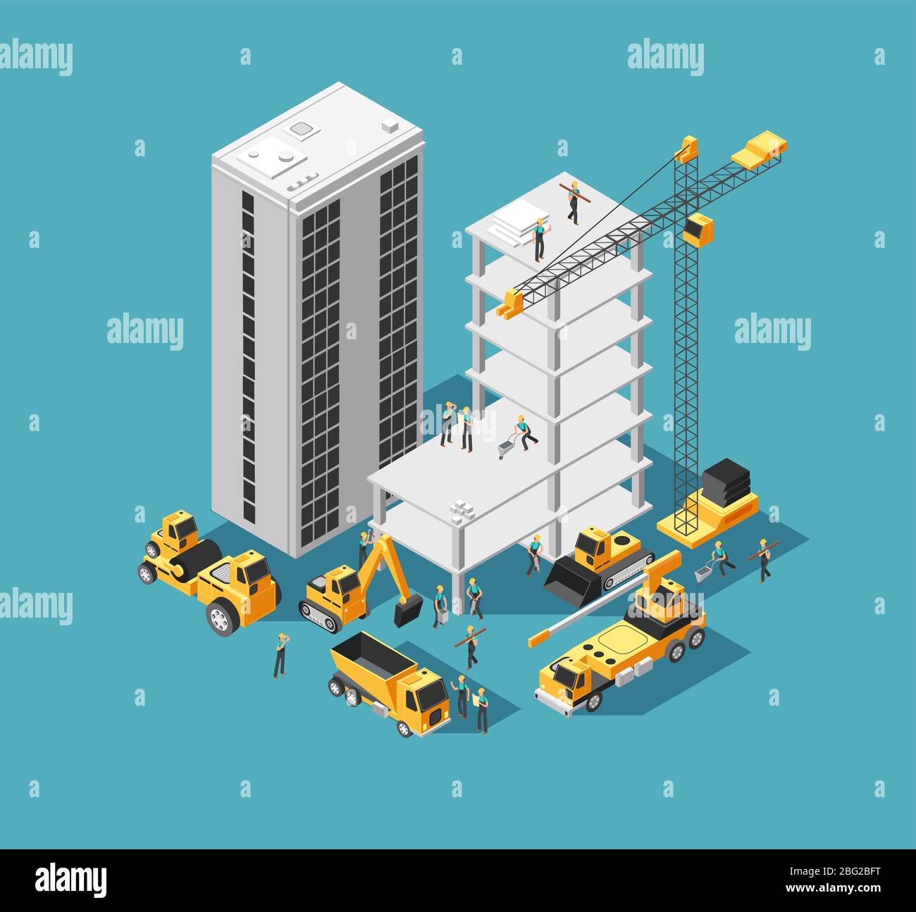 Building Construction Vector Png