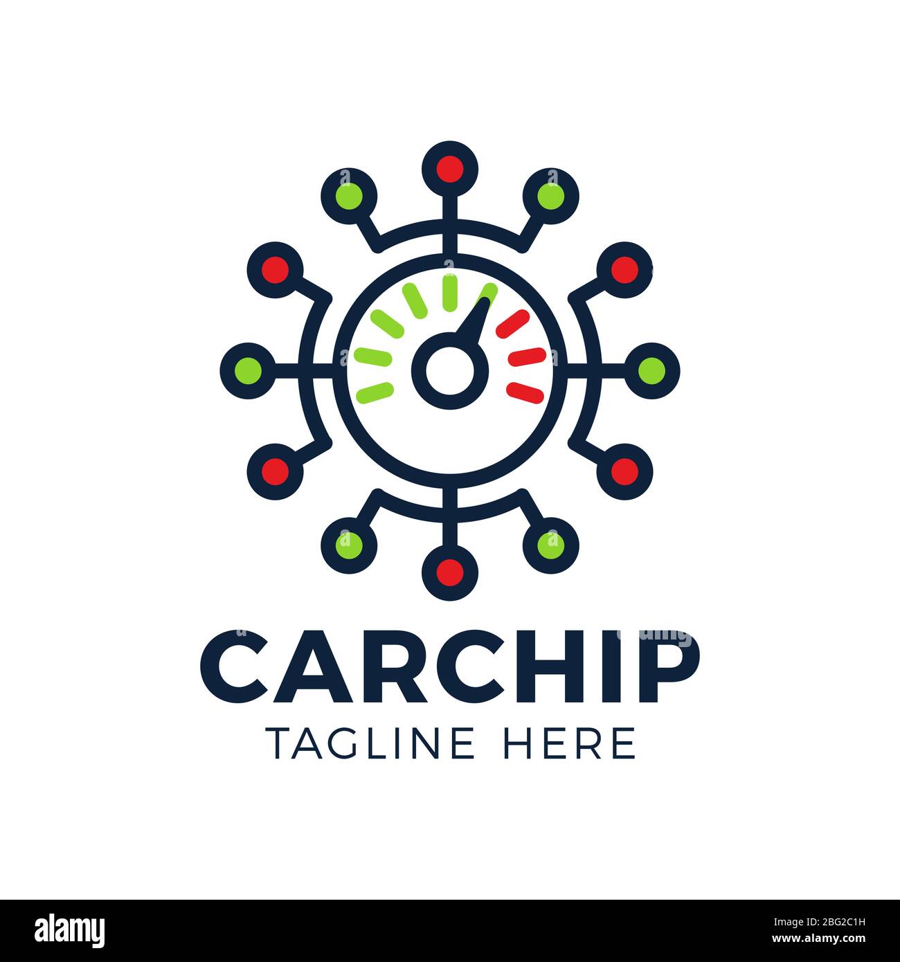 Car speed chip Technology Logo Template Design Vector, Emblem, Design ...