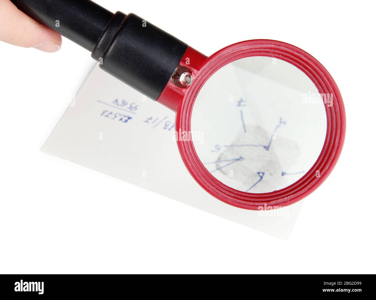 Fingerprints close-up isolated on white Stock Photo - Alamy