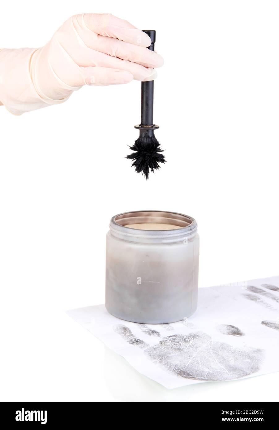 Black fingerprint powder hi-res stock photography and images - Alamy