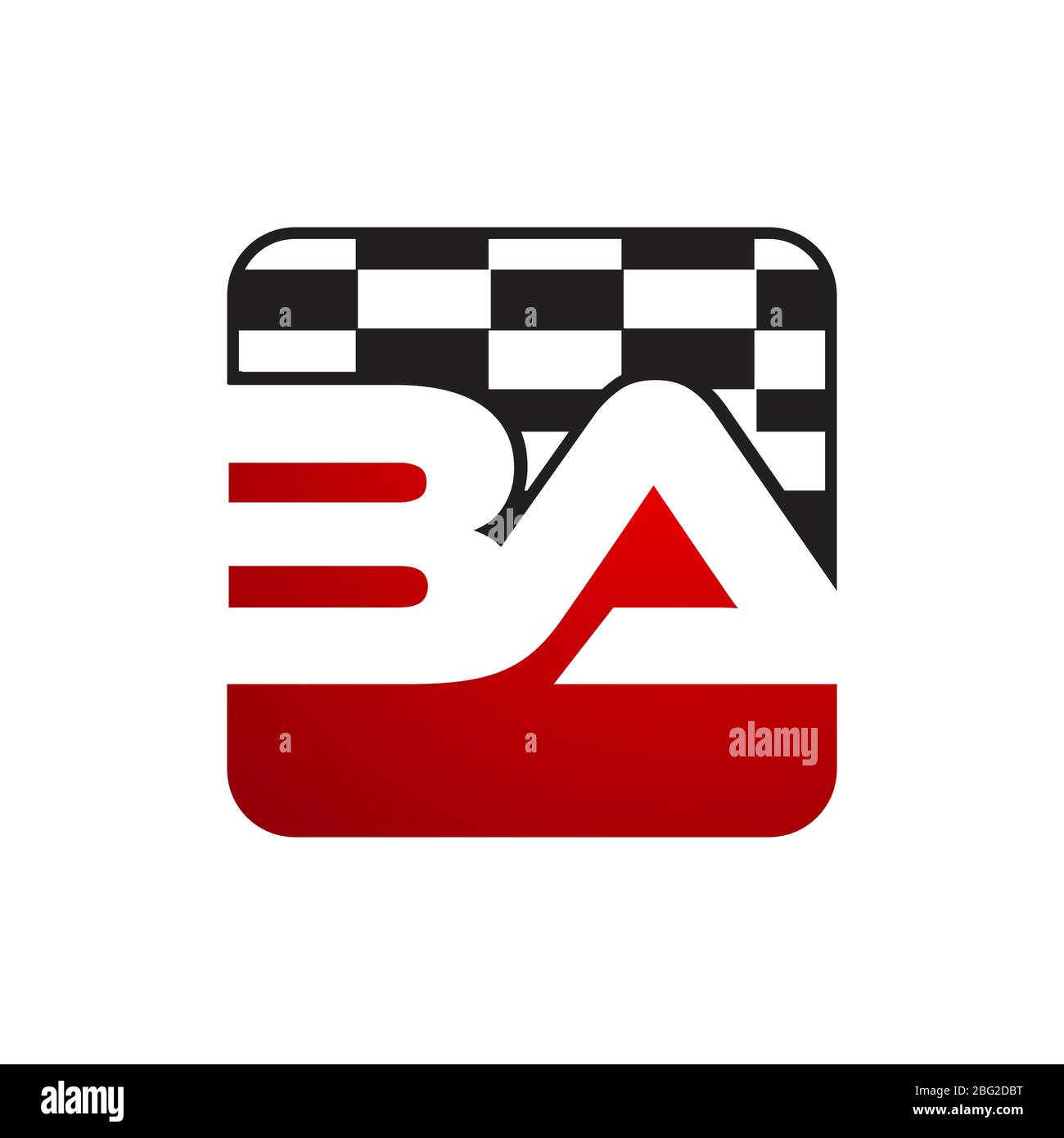 Letter ba vector vectors hi-res stock photography and images - Alamy