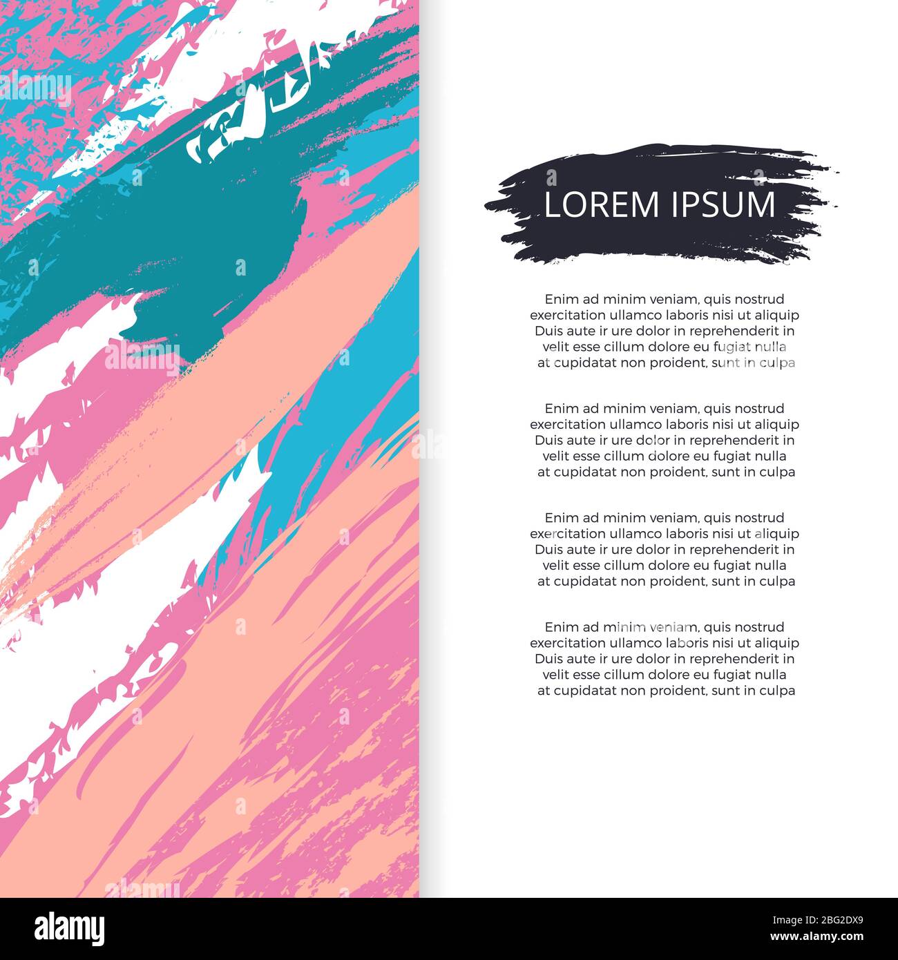 Bright abstract grunge poster or banner vector design. Poster with ...