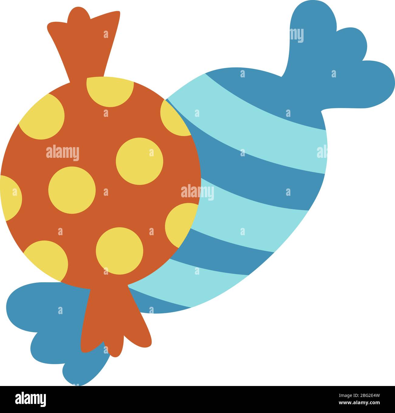 Candy, illustration, vector on white background Stock Vector Image ...