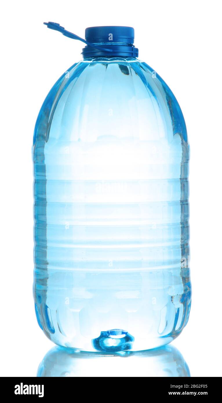 Big water bottle isolated on white Stock Photo - Alamy