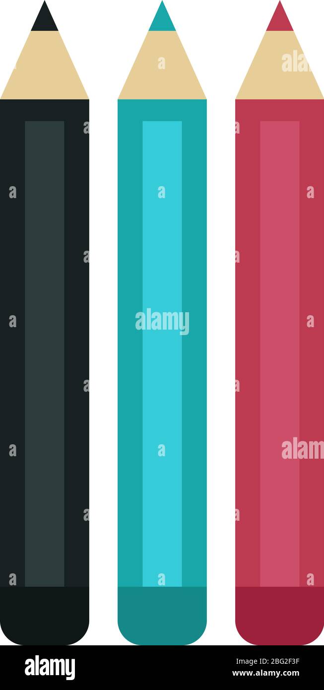 School office supplies on colorful Stock Vector Images - Alamy