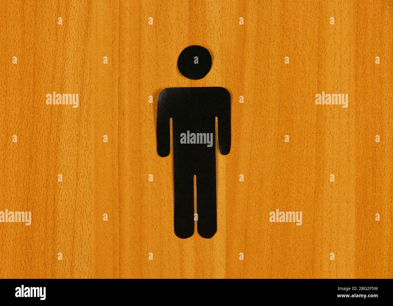 Toilet sign on wooden background Stock Photo - Alamy