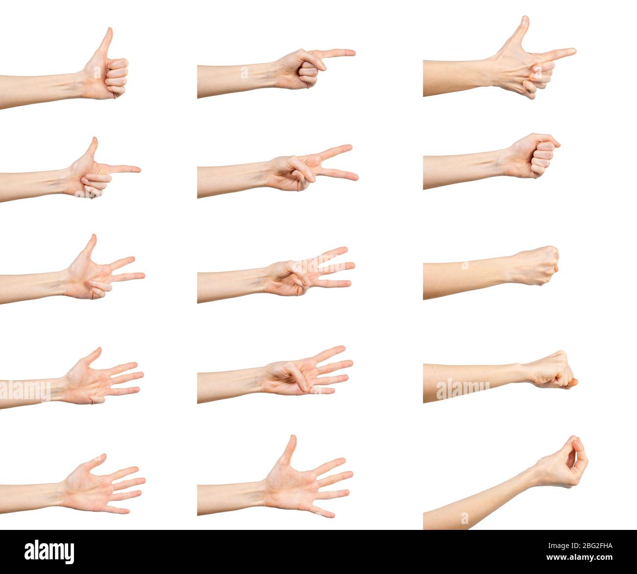 Woman number 1 hand gesture hi-res stock photography and images - Alamy