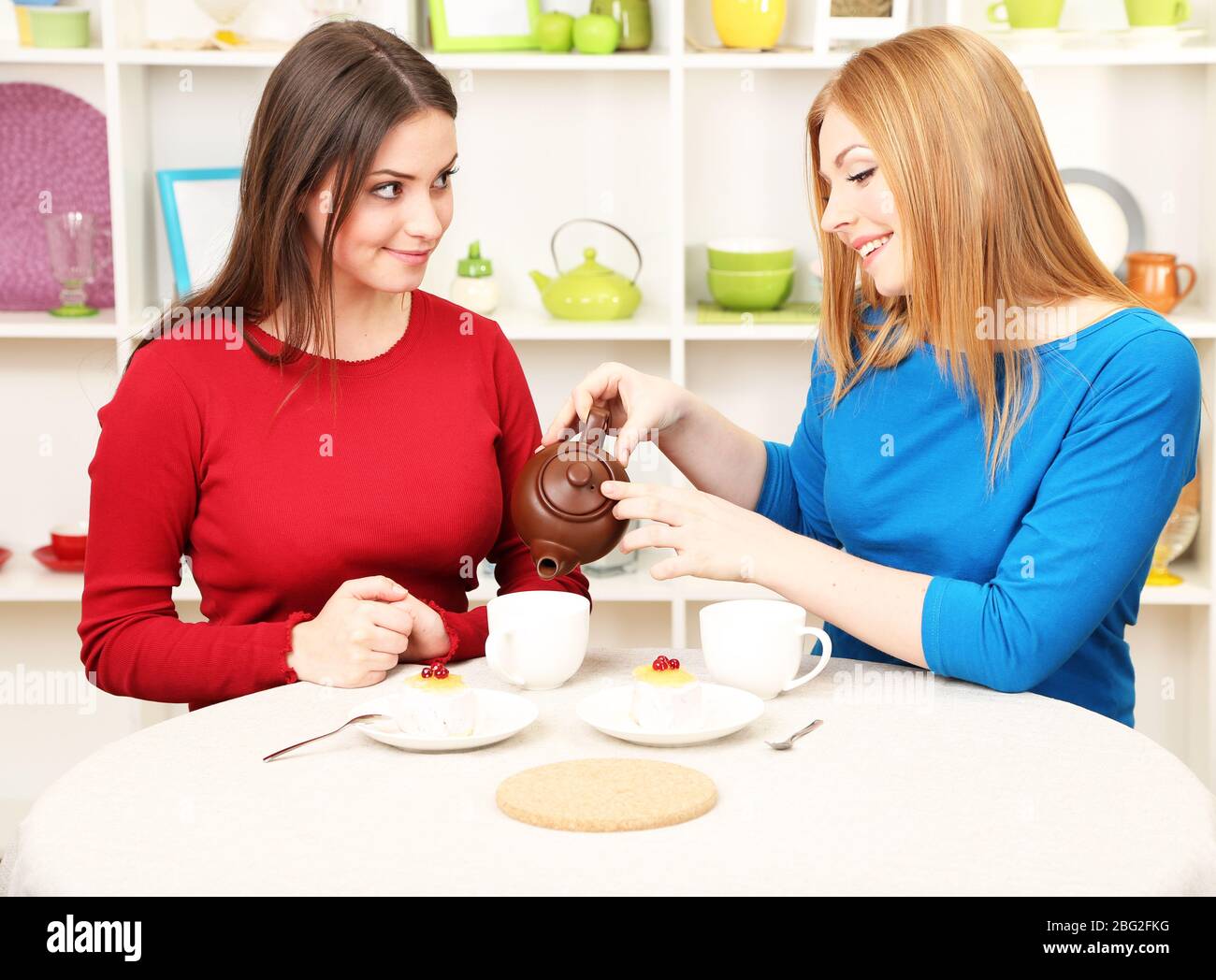 Beautiful teen girl hugging friends hi-res stock photography and images ...