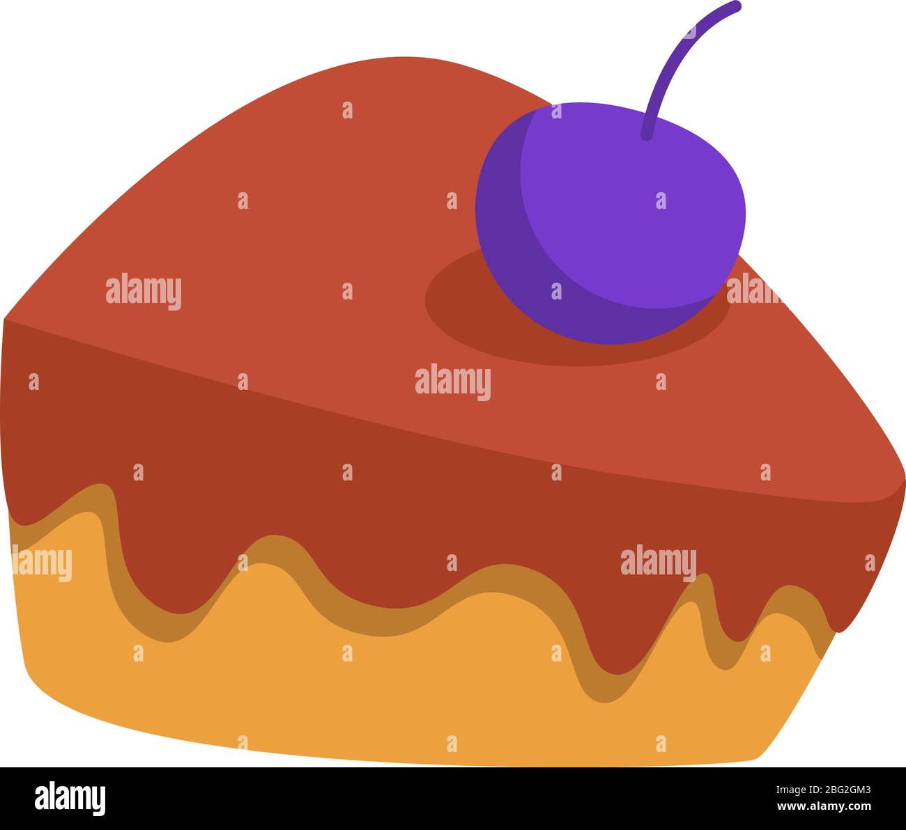 Piece fruit cake on Stock Vector Images - Alamy