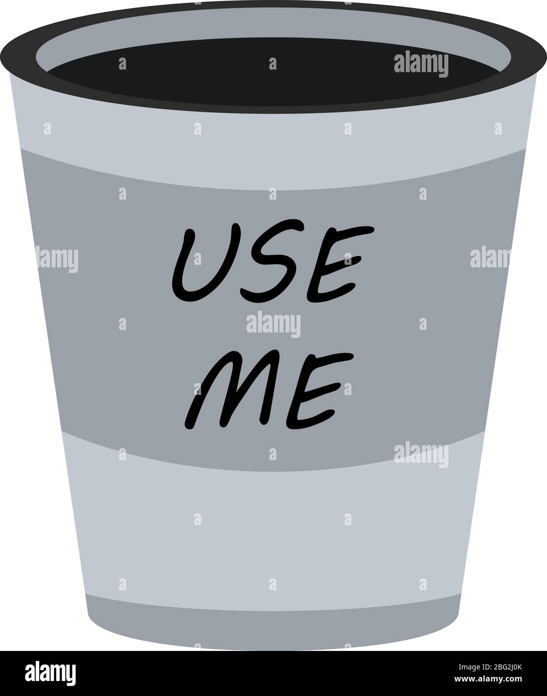 Empty bucket Stock Vector Images - Alamy