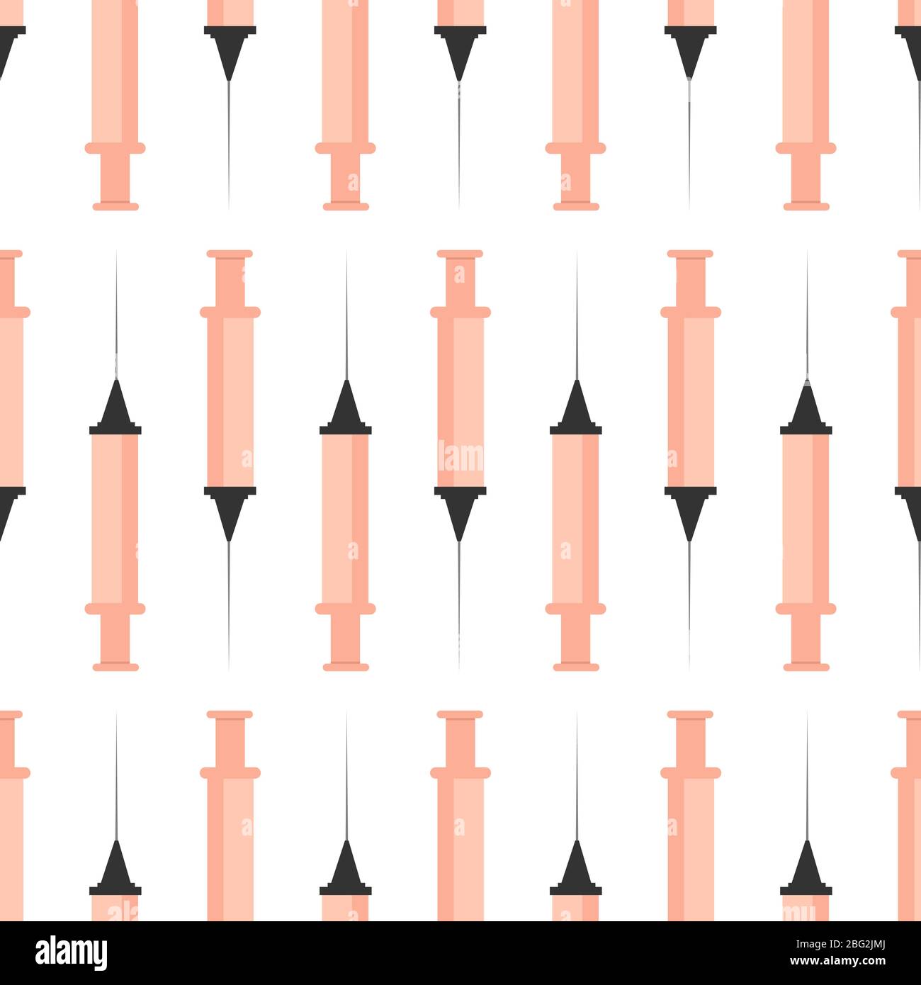 Syringe pattern, illustration, vector on white background Stock Vector ...
