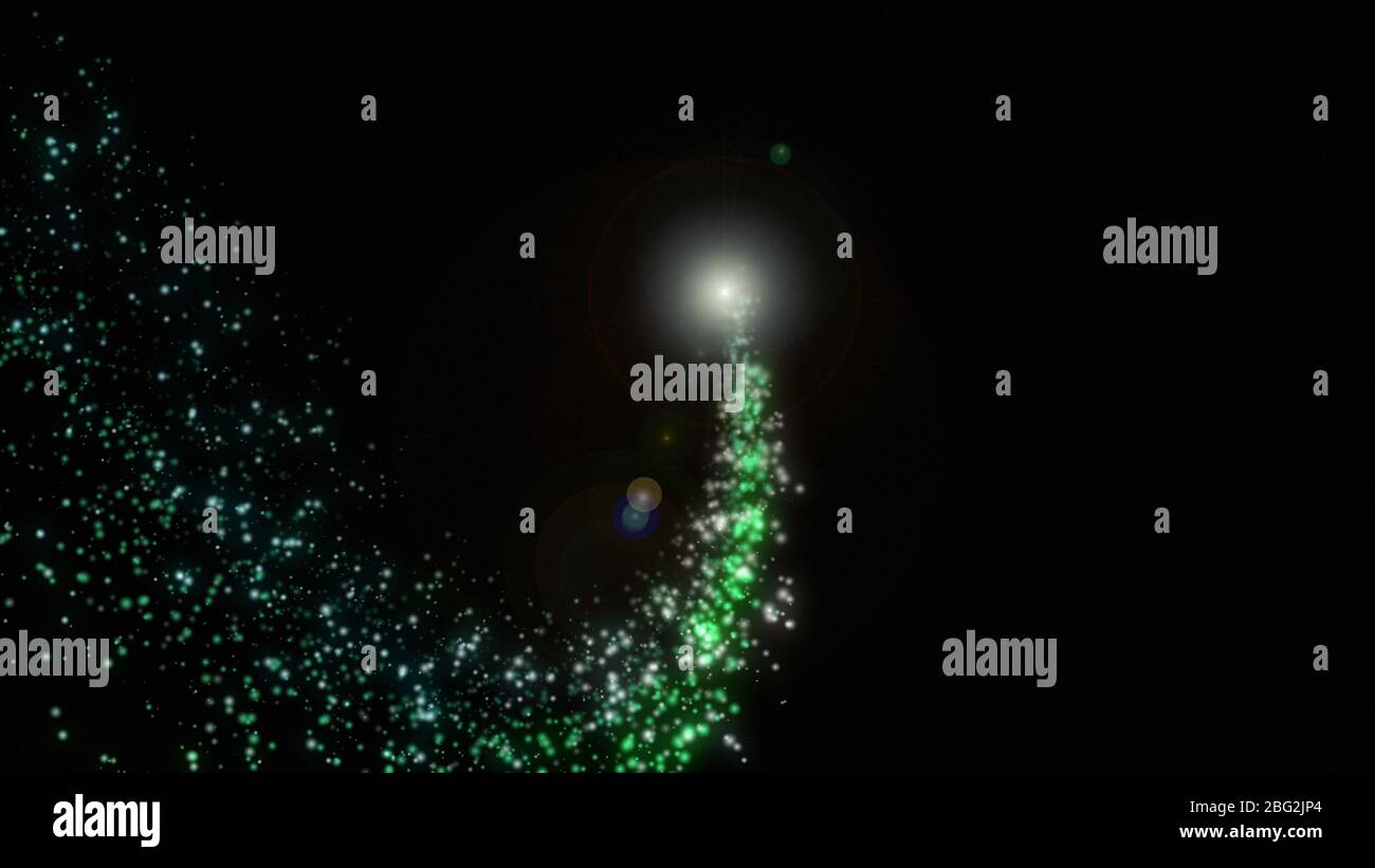 Star particle shooting in space. Celebration background with falling ...