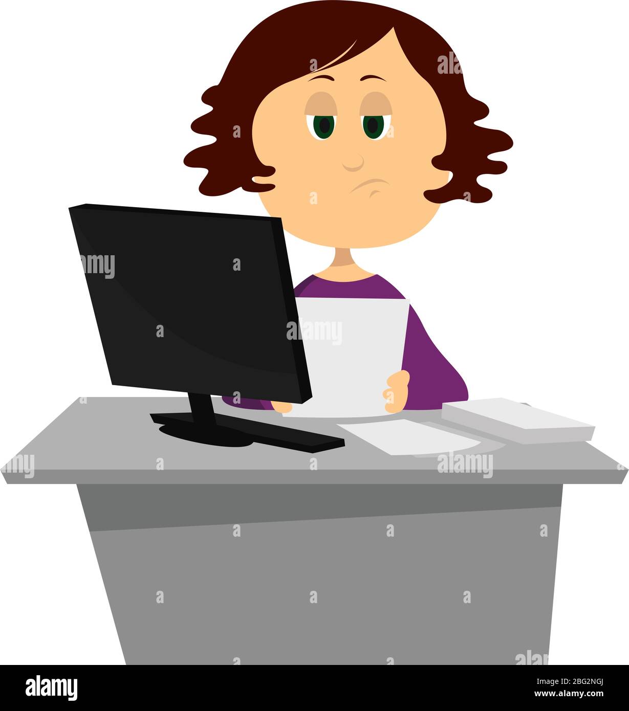 Woman work corporate workplace Cut Out Stock Images & Pictures - Alamy