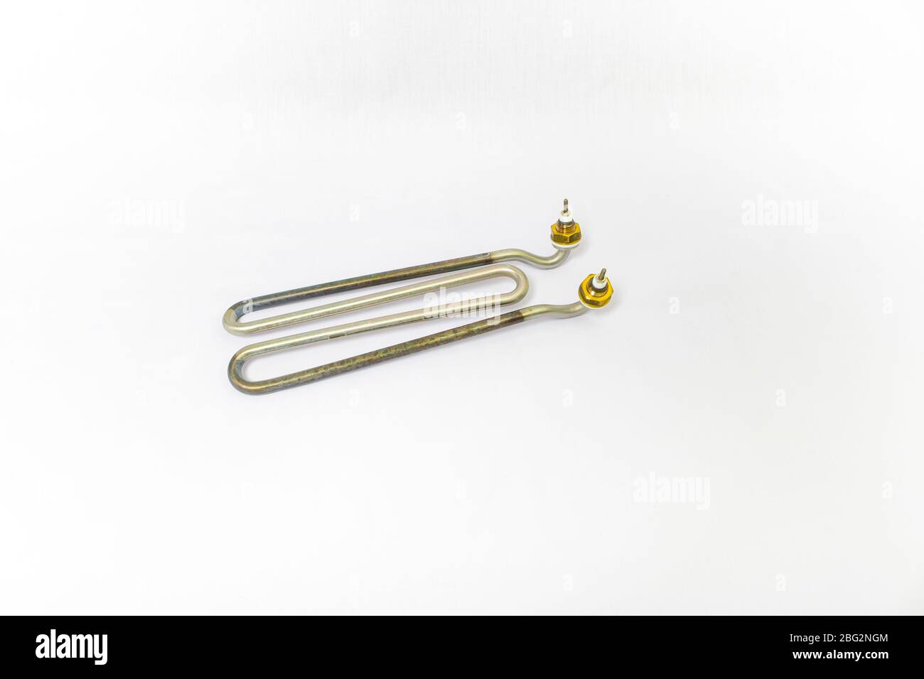 An old heating element conductor of autoclave oven which is used for ...