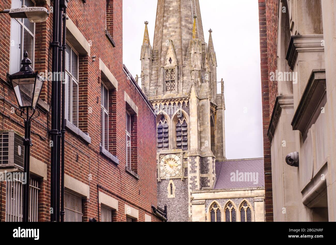 St Martins Church , Dorking Surry UK Stock Photo - Alamy