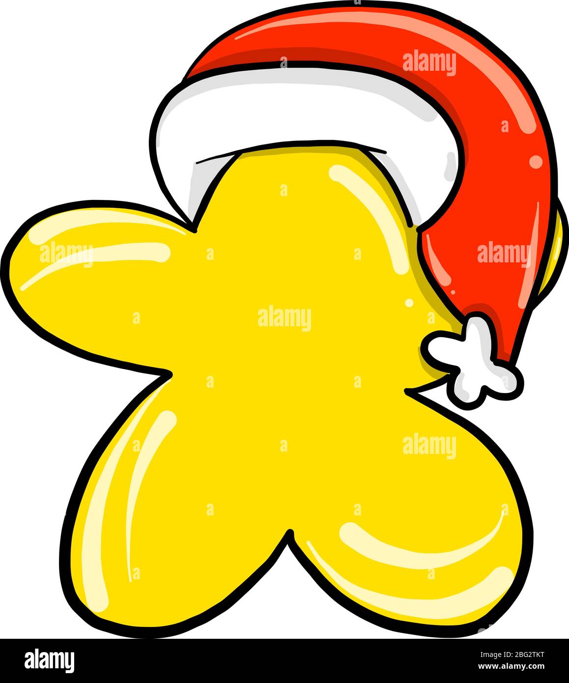 Yellow star, illustration, vector on white background Stock Vector ...